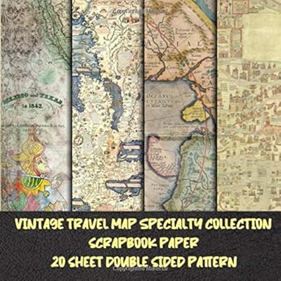 Vintage Travel Map Specialty Collection Scrapbook Nepal | Ubuy