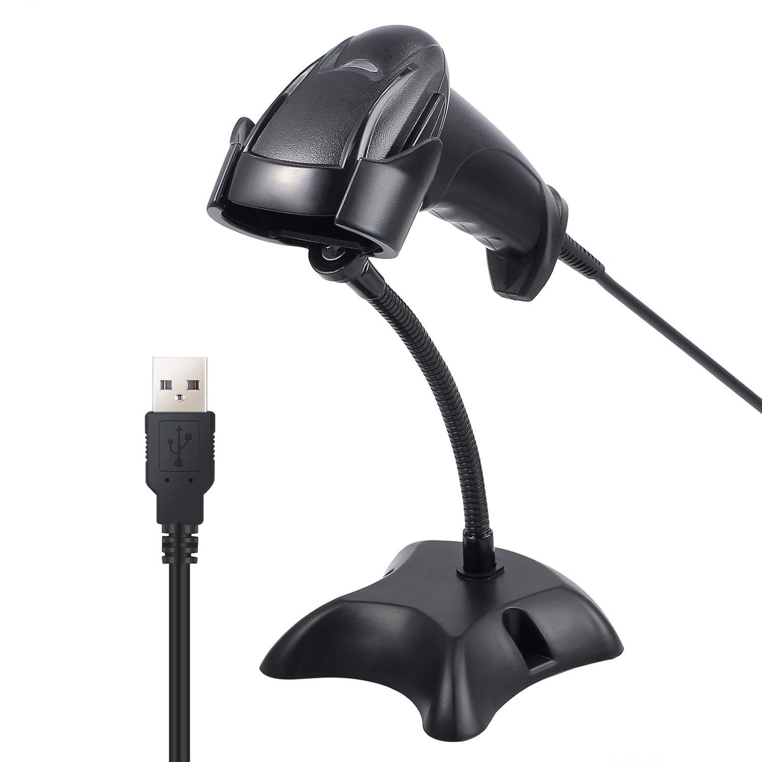 Elettronica per ufficio Neoteck Barcode Scanner USB Automatico Lettore ...