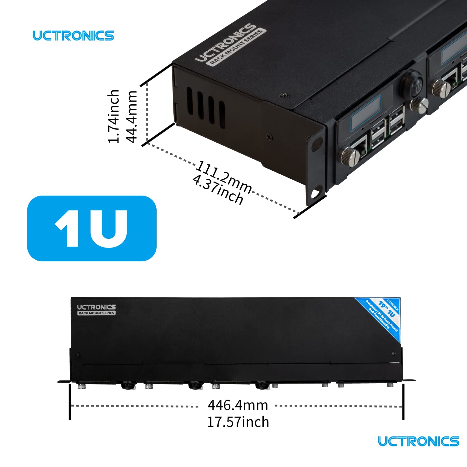 Mua UCTRONICS for Raspberry Pi Rackmount Complete Enclosure 2.0 with ...