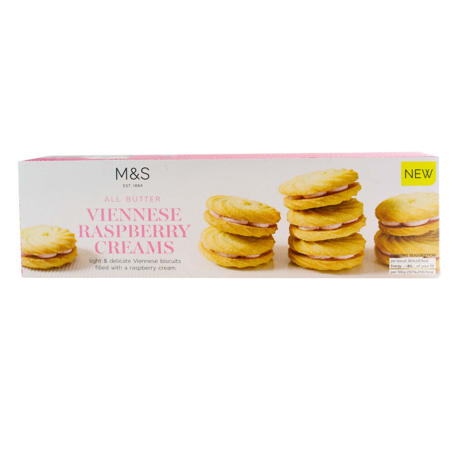 Amazon.com: Marks & Spencer - Simply M&S Custard Cream Biscuits 400g ...