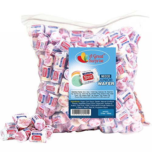 Buy Necco Wafer Candy, Assorted Original Mini Wafer Rolls, 2 LB Bulk ...