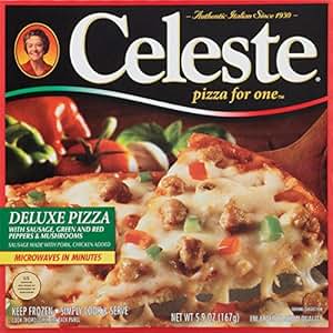 Celeste, Pizza for One, Deluxe, 5.9 oz (frozen): Amazon.com: Grocery ...