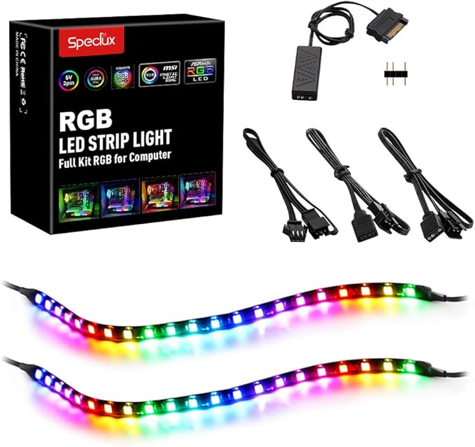 LED RGB PC Light Strip - Speclux Addressable Light Strip Kit ...