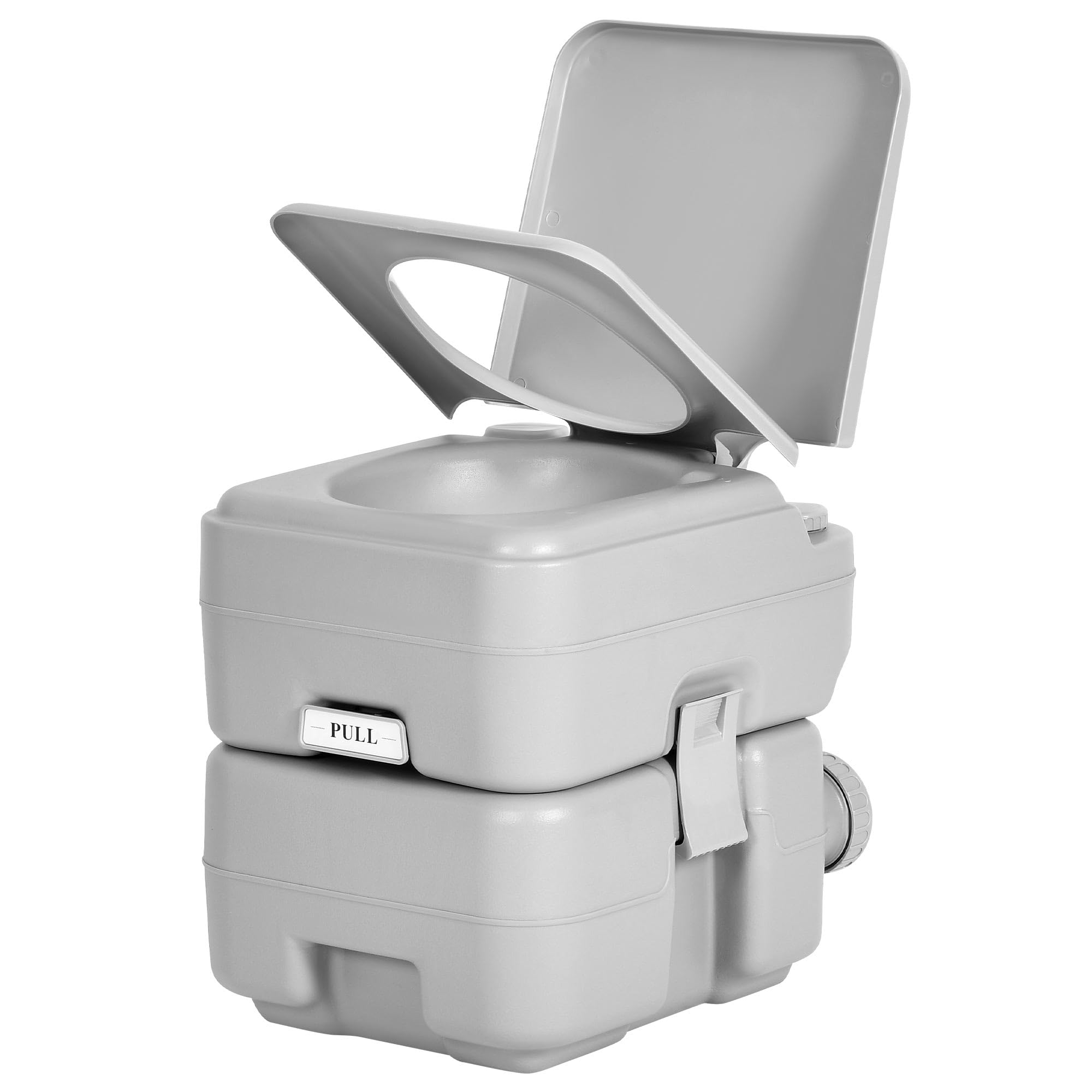 YITAMOTOR 5.8 Gallon Portable Toilet for Camping, RV Travel Potty with ...