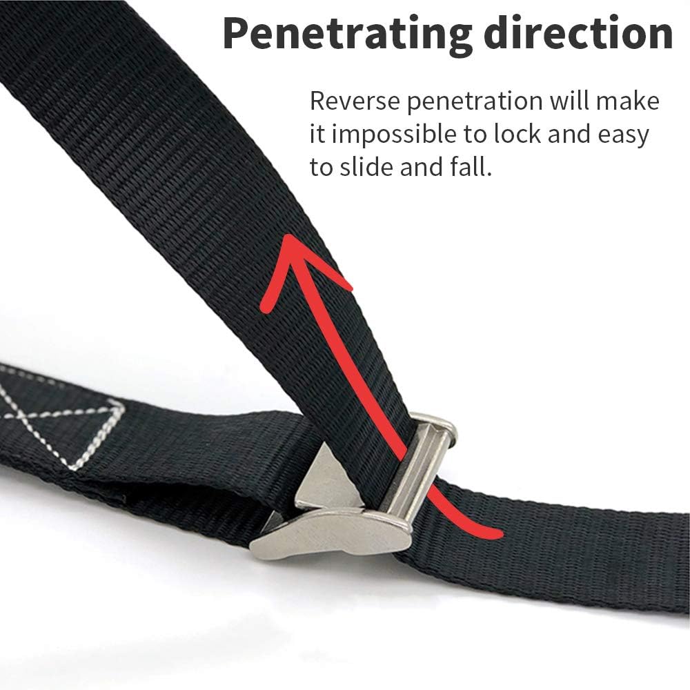 Speyang Fastening Straps with Buckle, Adjustable Lashing Straps Tie ...