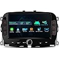 Amazon.com: XTRONS Single Din Car Stereo for Fiat 500 2016-2020 ...