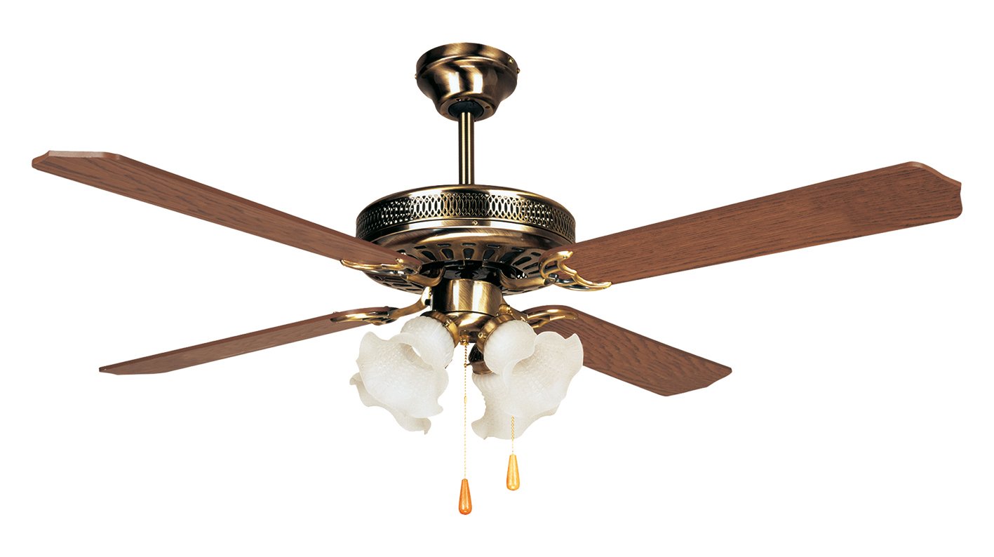 Orbegozo Ct Ceiling Fan with Light, 4 Reversible Blades, Diameter of ...
