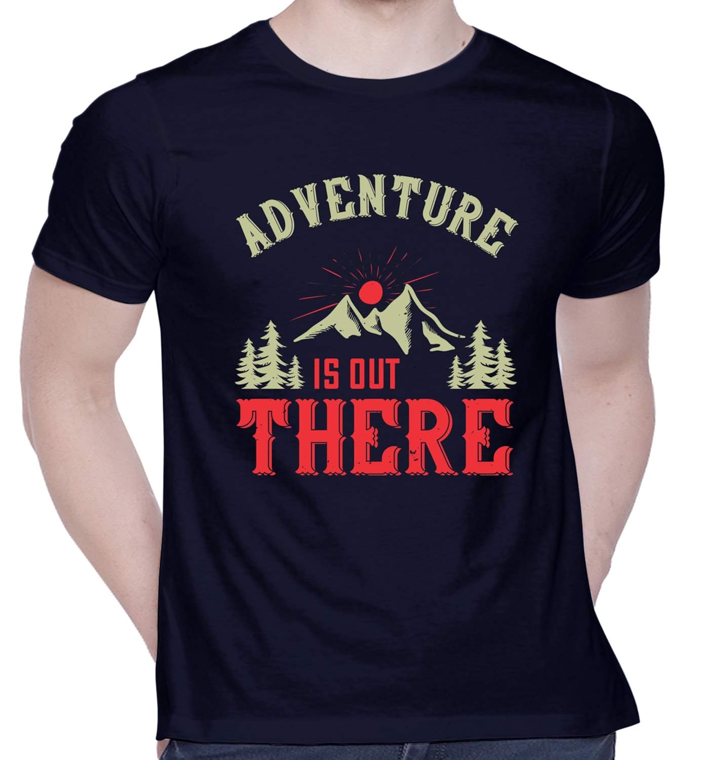 Buy CreativiT Graphic Printed T-Shirt for Unisex Adventure is Out There ...