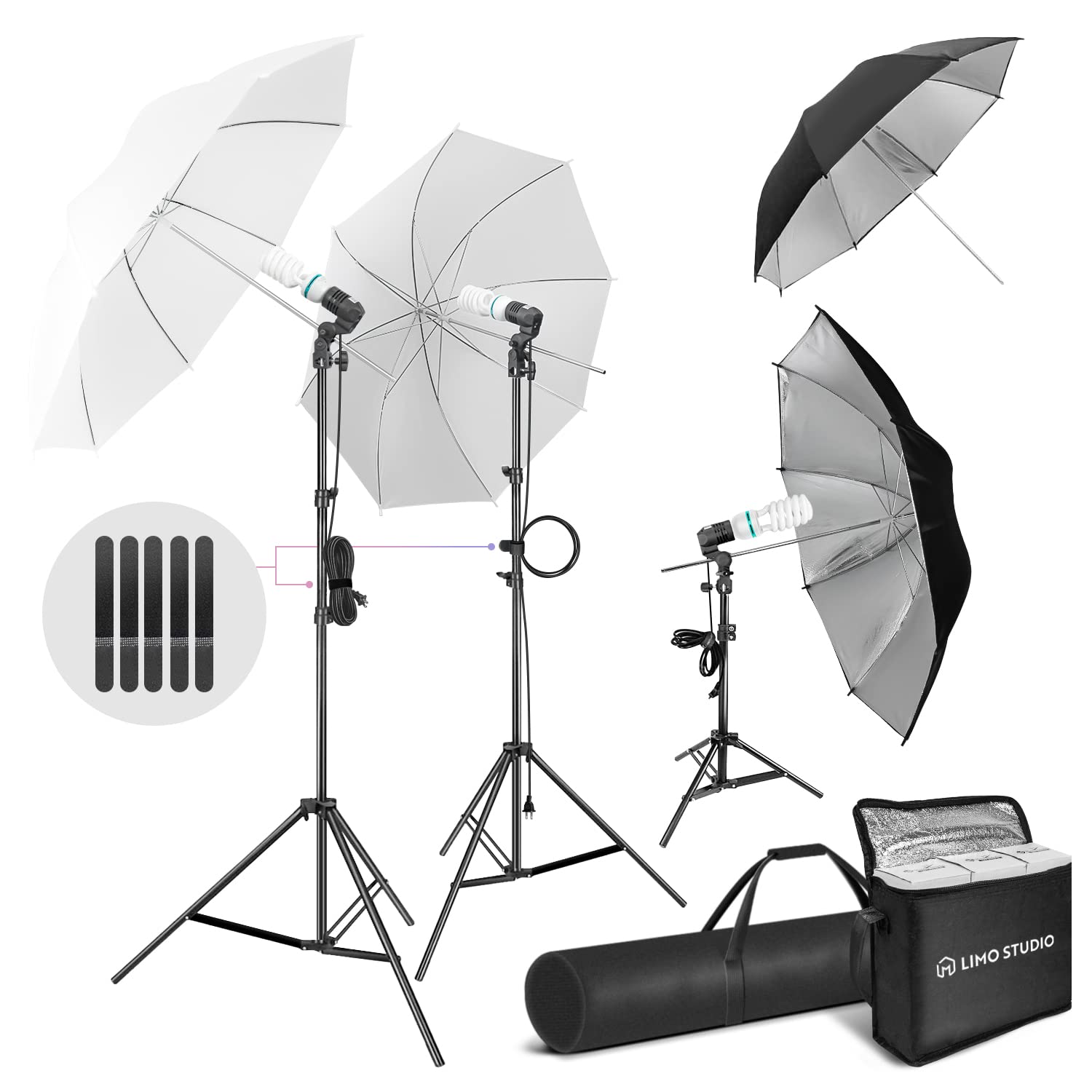 Mua LimoStudio 700W Output Photography Umbrella Continuous Lighting Kit ...