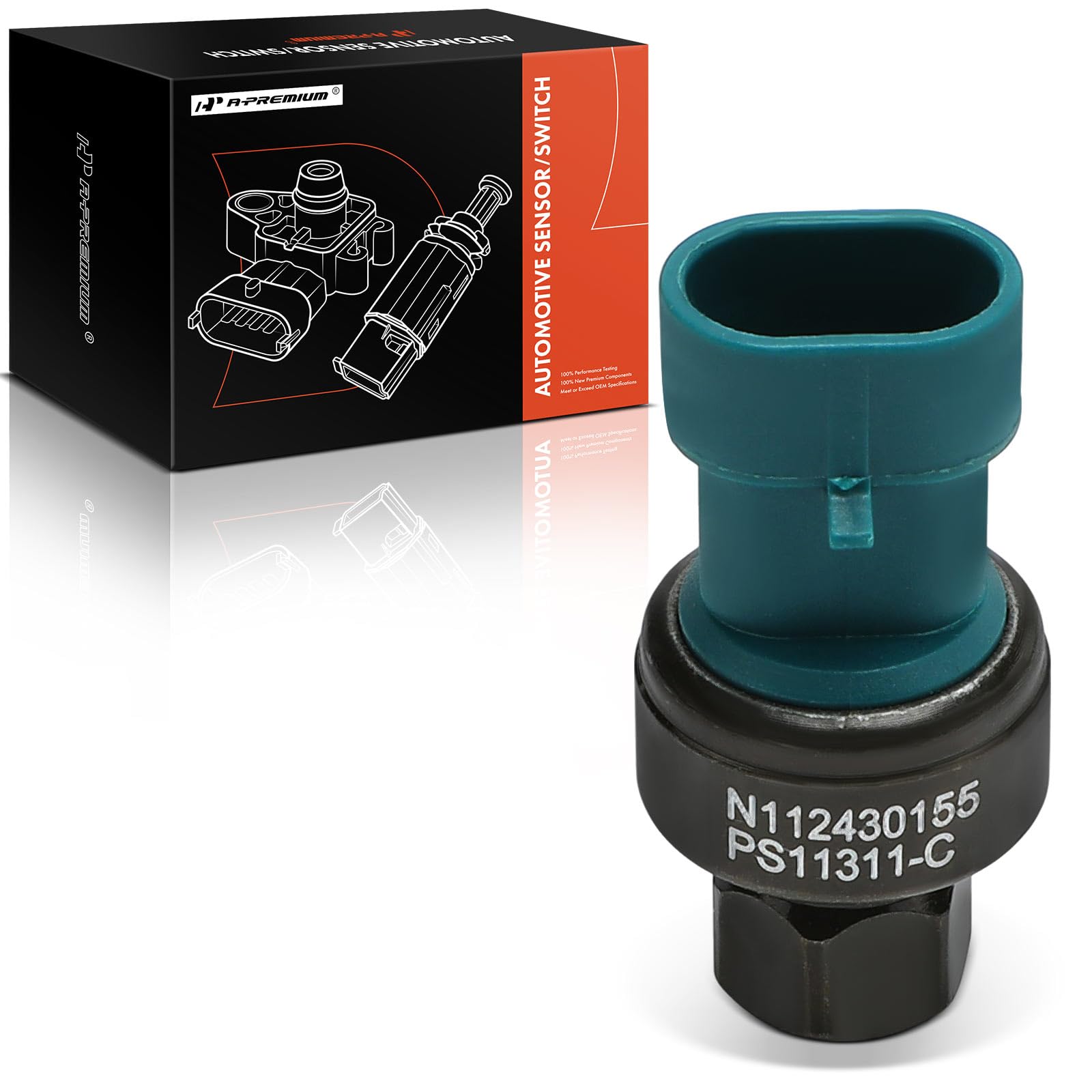 A-Premium A/C High Side Pressure Switch [2 Pins] Compatible with ...