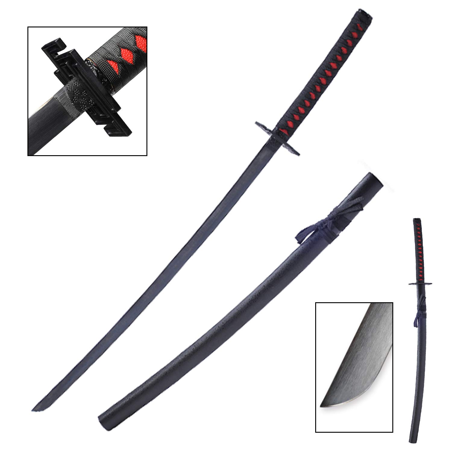 Sword Fort Handmade Katana Anime Cosplay Sword Stainless Steel Samurai ...