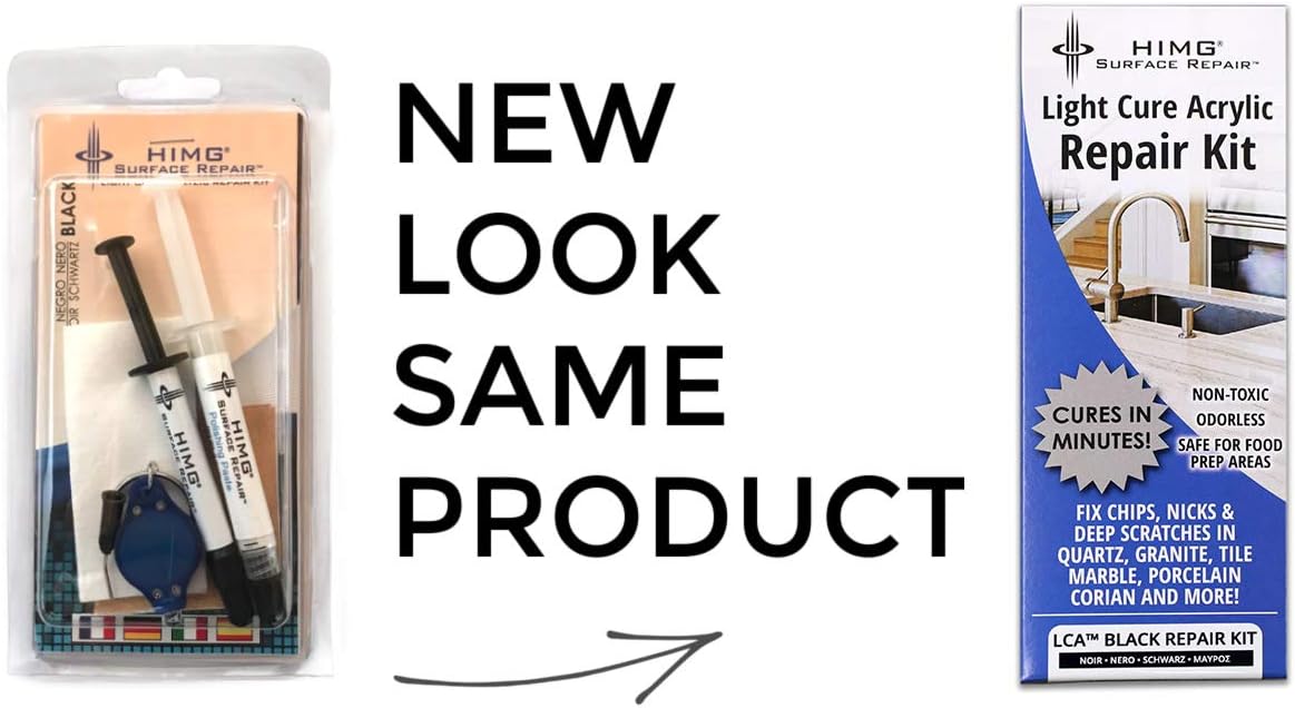 Black – Surface Repair Kit for Granite, Marble and Porcelain – BigaMart