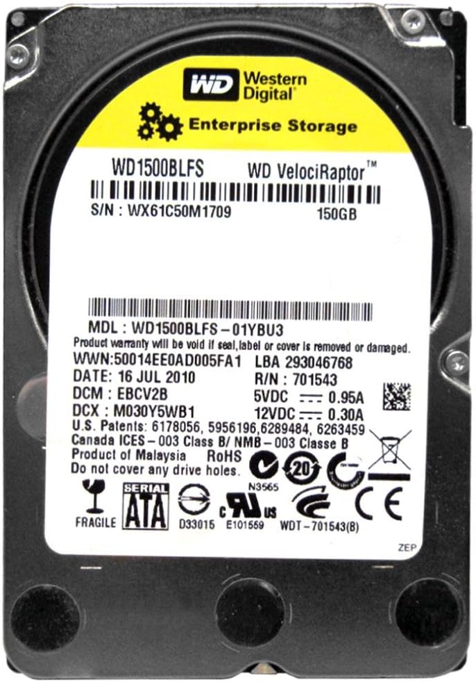 Western Digital 150GB 2.5 inch notebook SATA 10000rpm16MB Buffer ...