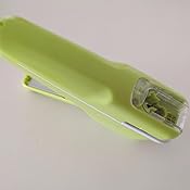 Amazon.com : Kokuyo Harinacs Japanese Stapleless Stapler Green : Desk ...
