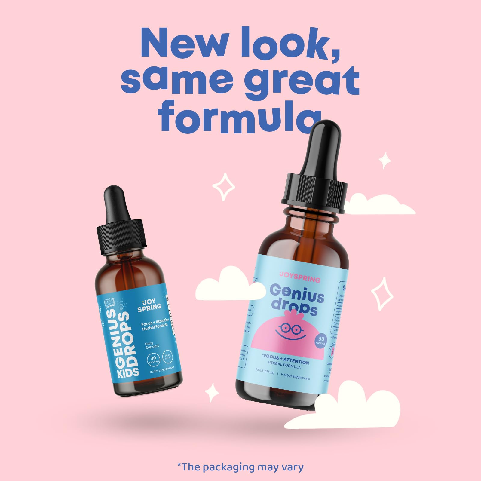 Mua JoySpring Genius Drops - Organic Focus Drops for Kids | Clinically ...