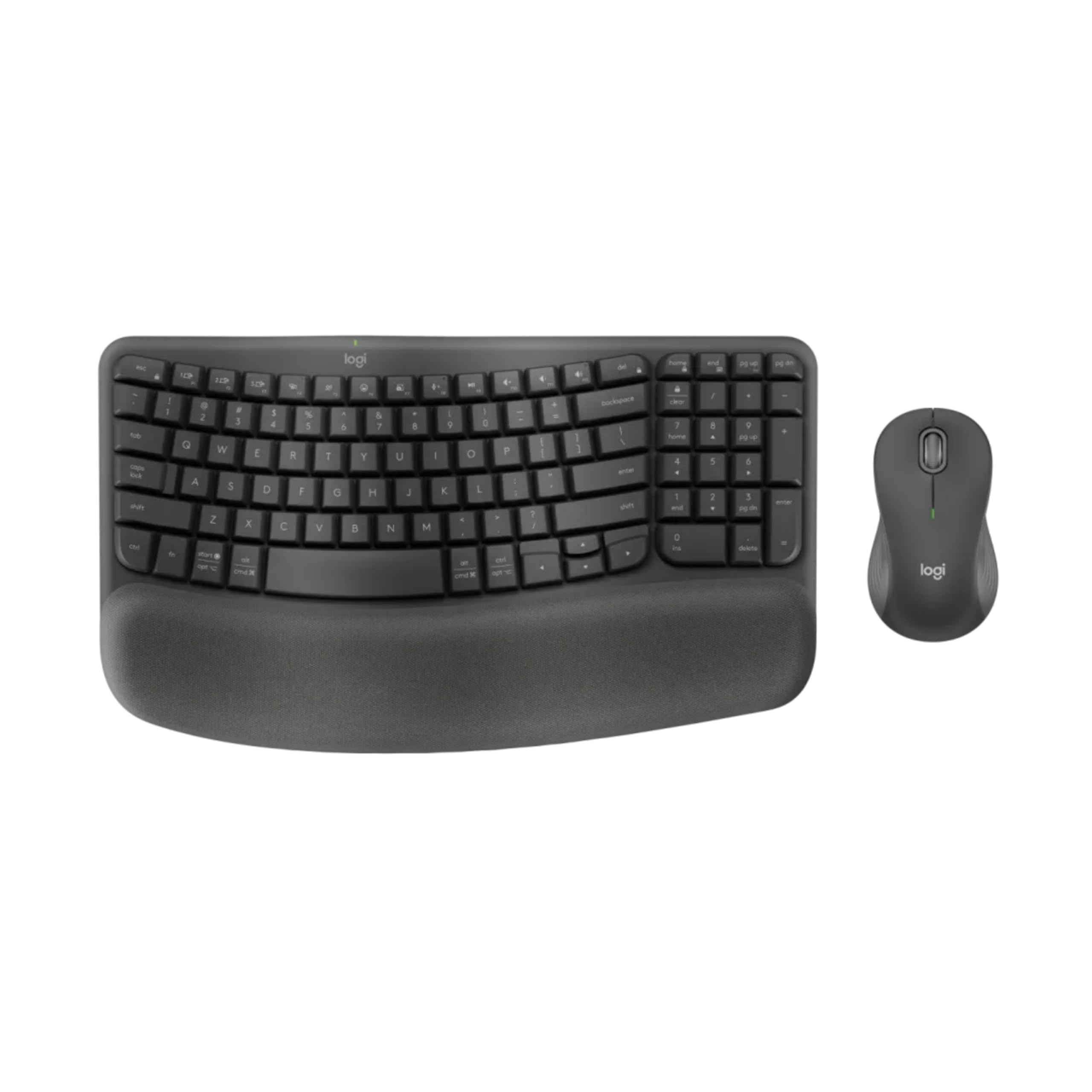 Logitech Wave Keys MK670 Combo Wireless Ergonomic Keyboard With