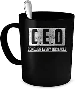 Amazon.com: CEO Coffee Mug. CEO gift 11 oz. black: Kitchen & Dining