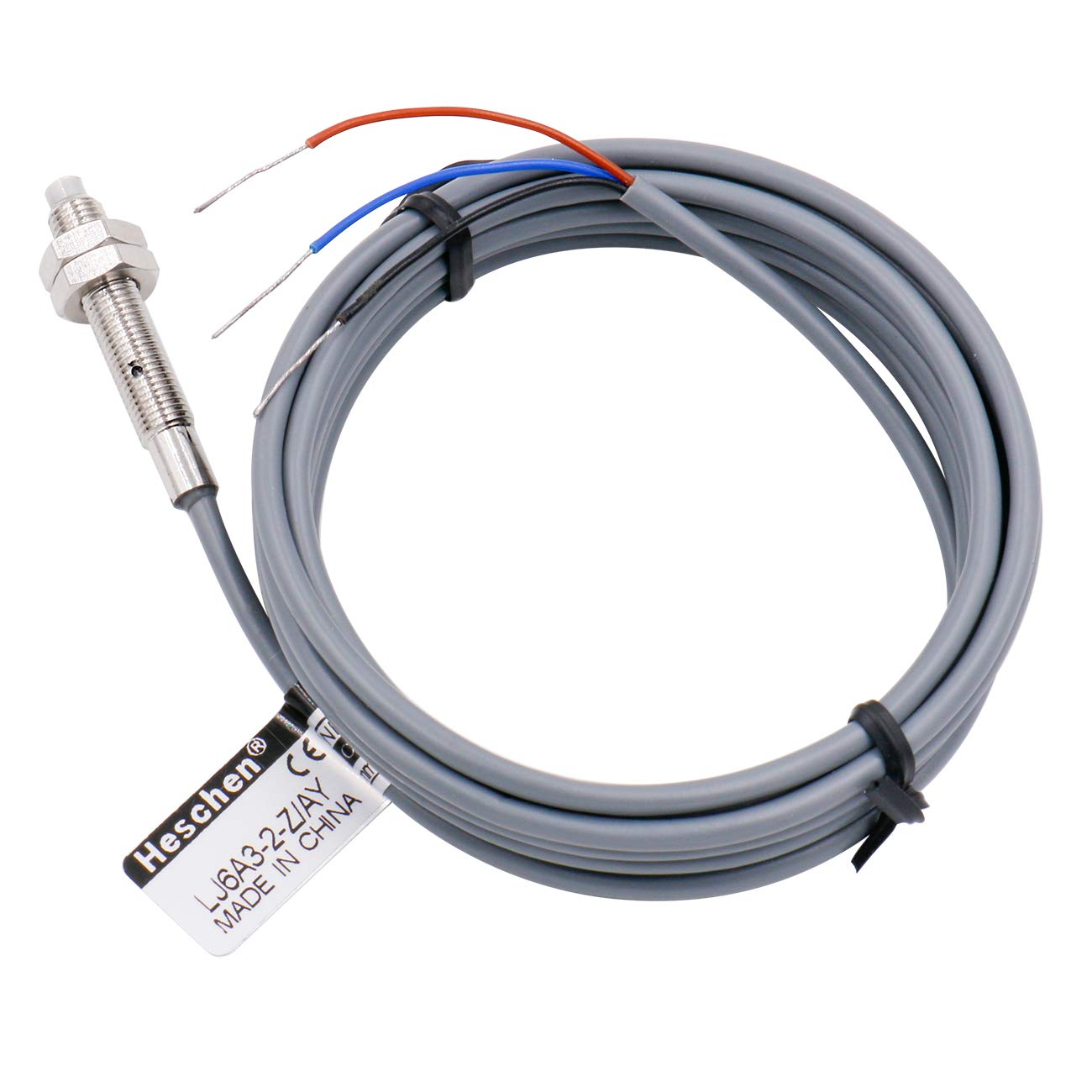 Heschen M6 Inductive Proximity Sensor Switch Non-Shield Type LJ6A3-2-Z ...