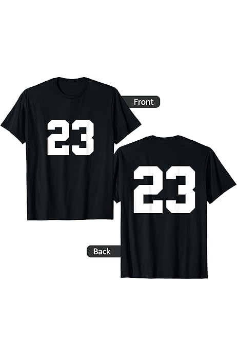 Number 23 Shirt Number 23 T Shirts For Sale | Redbubble