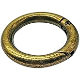 Amazon.com : Zittop 5 Pcs- 1" 25mm Gate O Ring Round Carabiner Snap ...