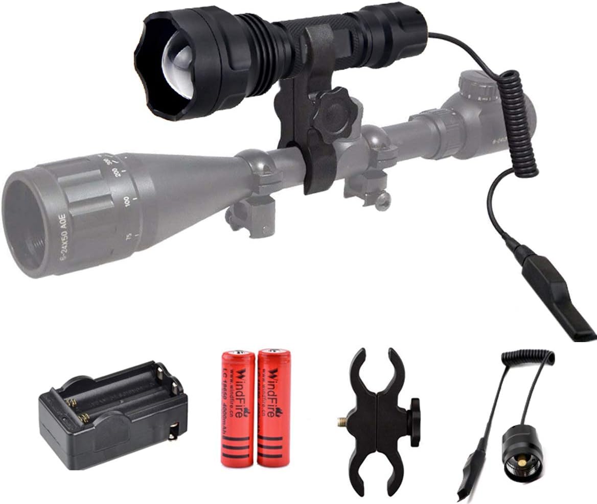 Amazon.com: WINDFIRE IR Illuminator Flashlight 940nm Infrared Light Night Vision Flashlight ...