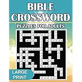 Bible Crossword Puzzles: Large Print Inspiring Christian Puzzle Book ...