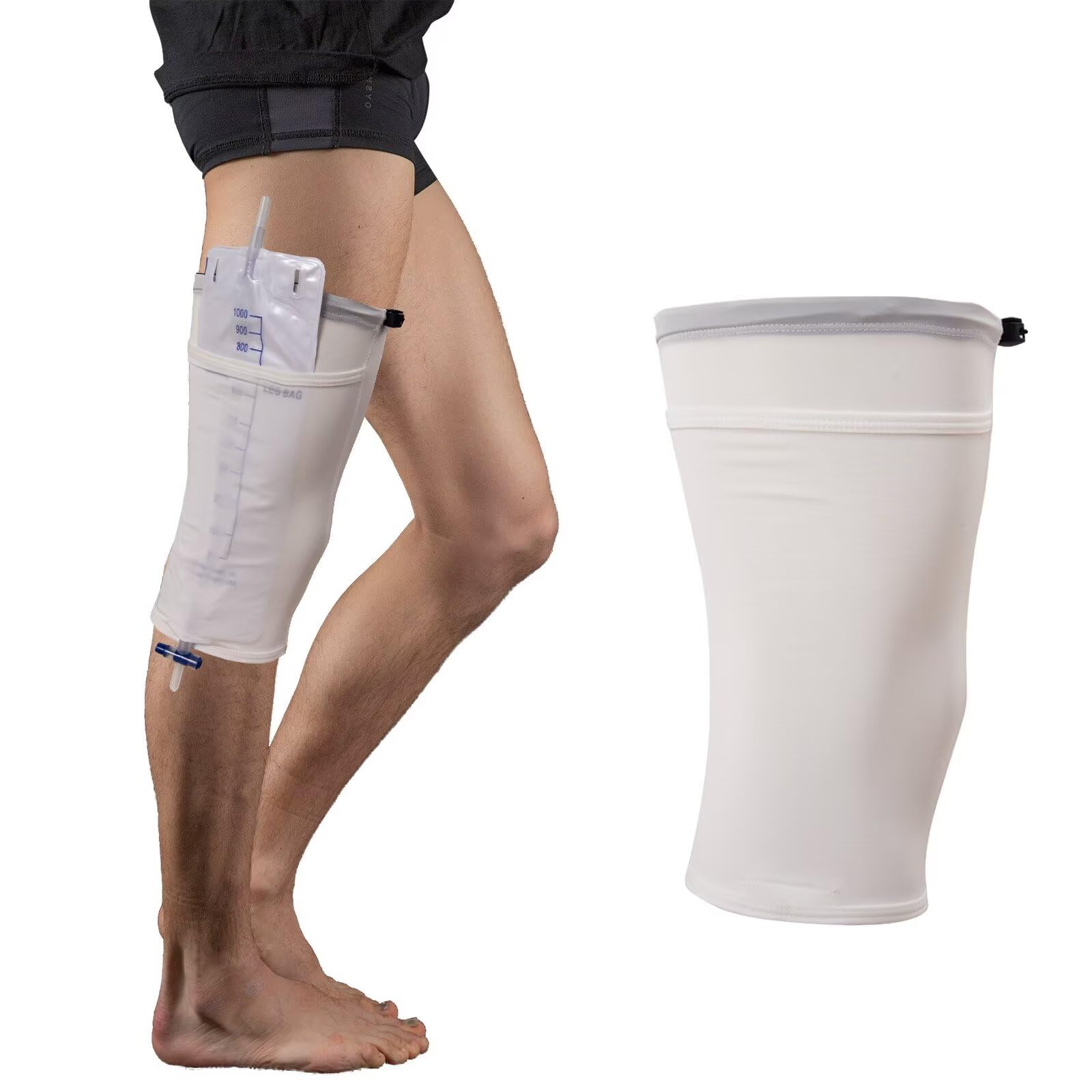 Catheter Leg Bag Holder, Catheter Sleeve Urine Leg Bag Fix Catheter ...