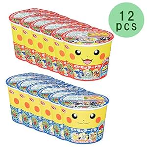 Amazon.com : Pokemon Noodle 2Types 1.3oz 12pcs Set Japaneese Instant ...