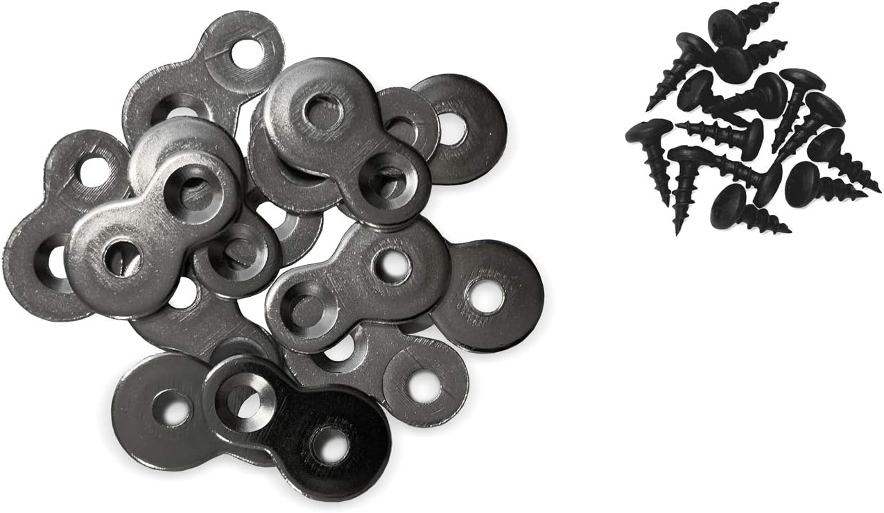 Industrial & Scientific 40 Pack Figure 8 Shaped Steel Desk Top Fastener ...