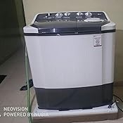 LG 6.5 kg Semi-Automatic Top Loading Washing Machine (P7550R3FA, Dark ...