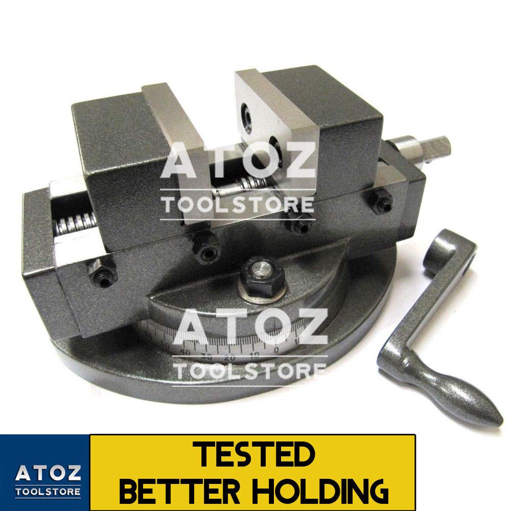 Self Centering Milling Machine Vice Swivel Base 2" 50mm Vise Alloy ...