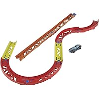 Hot Wheels Toy Car Track Set, Super 6-Lane Raceway, 8-Ft Long Track ...