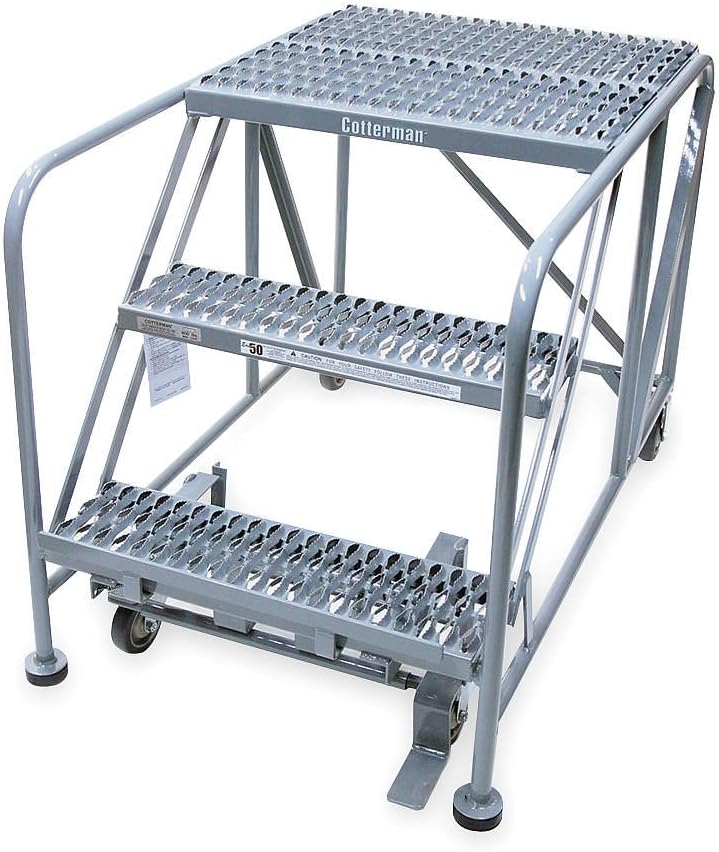 Rolling Work Platform, Steel, 20 In H - Stepladders - Amazon.com