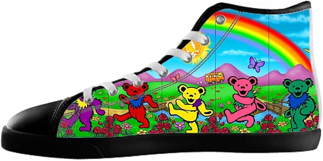 KJLJ-WOMENS Women's Rock Style High Top Canvas Shoes: Amazon.co.uk ...