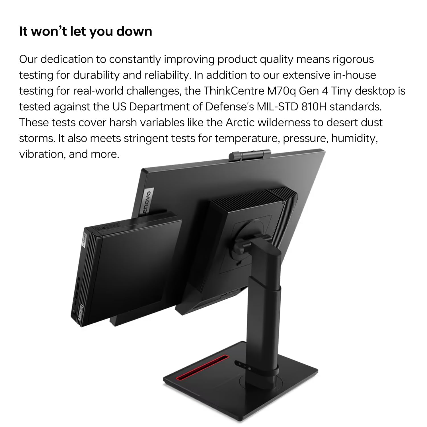 Mua Lenovo ThinkCentre M70q Gen 4 MFF Tiny 1L Mini PC Business Desktop ...