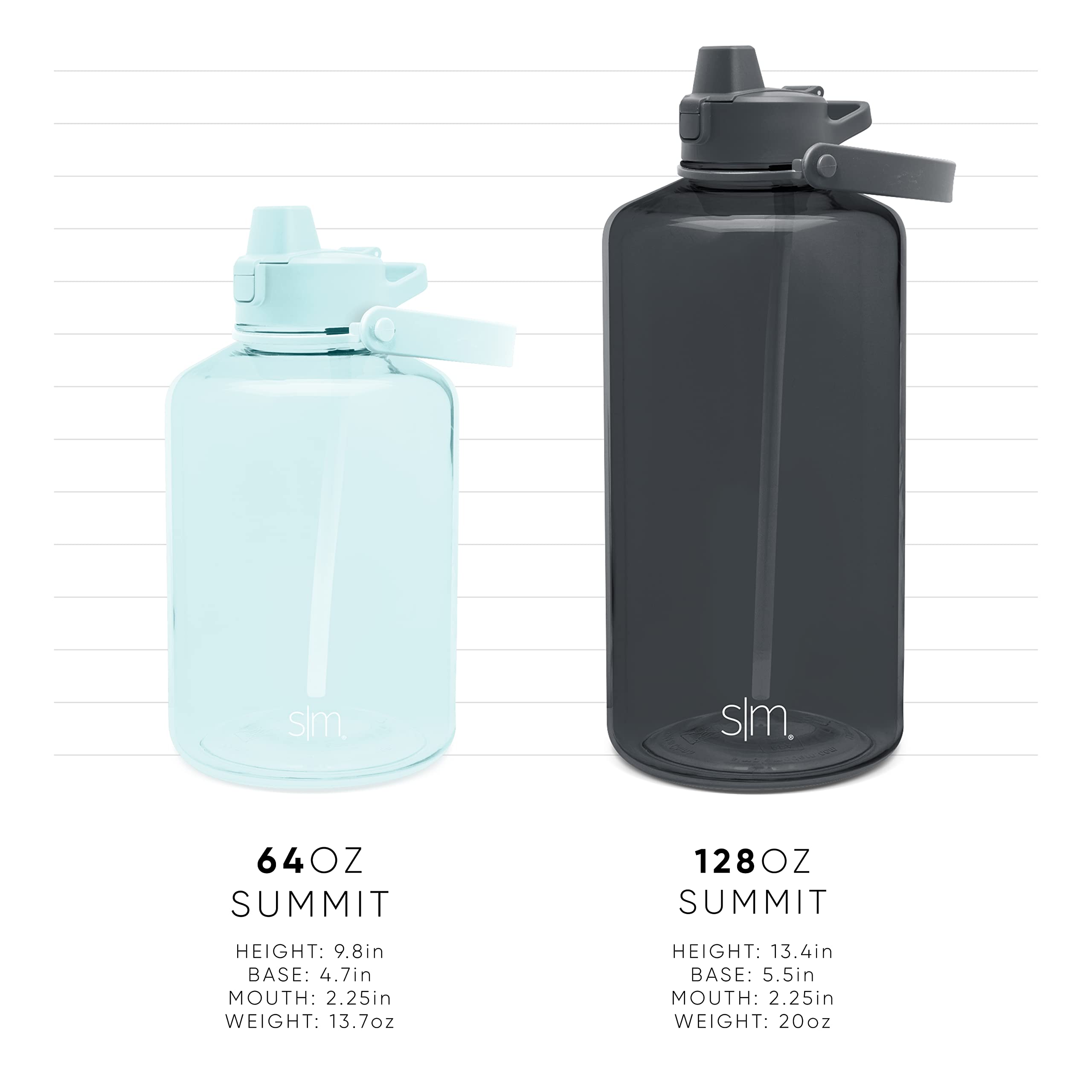 Mua Simple Modern 1 Gallon 128 oz Water Bottle with Push Button ...