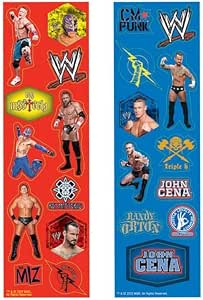 Amazon.com: WWE Wrestling Stickers (8 sheets): Arts, Crafts & Sewing
