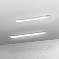 Jazoctig 2-Pack 3FT LED Batten, Close to Ceiling Light fixtures, 30W ...