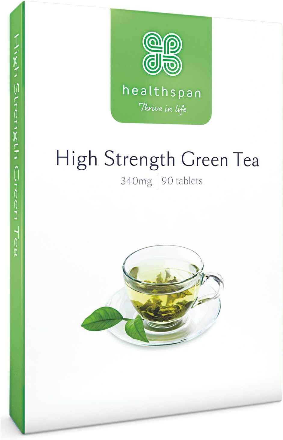 Green Tea | High Strength | Healthspan | 90 Tablets | Chromium ...