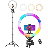 Amazon.com: UBeesize 10’’ Ring Light with Tripod, Selfie Ring Light ...