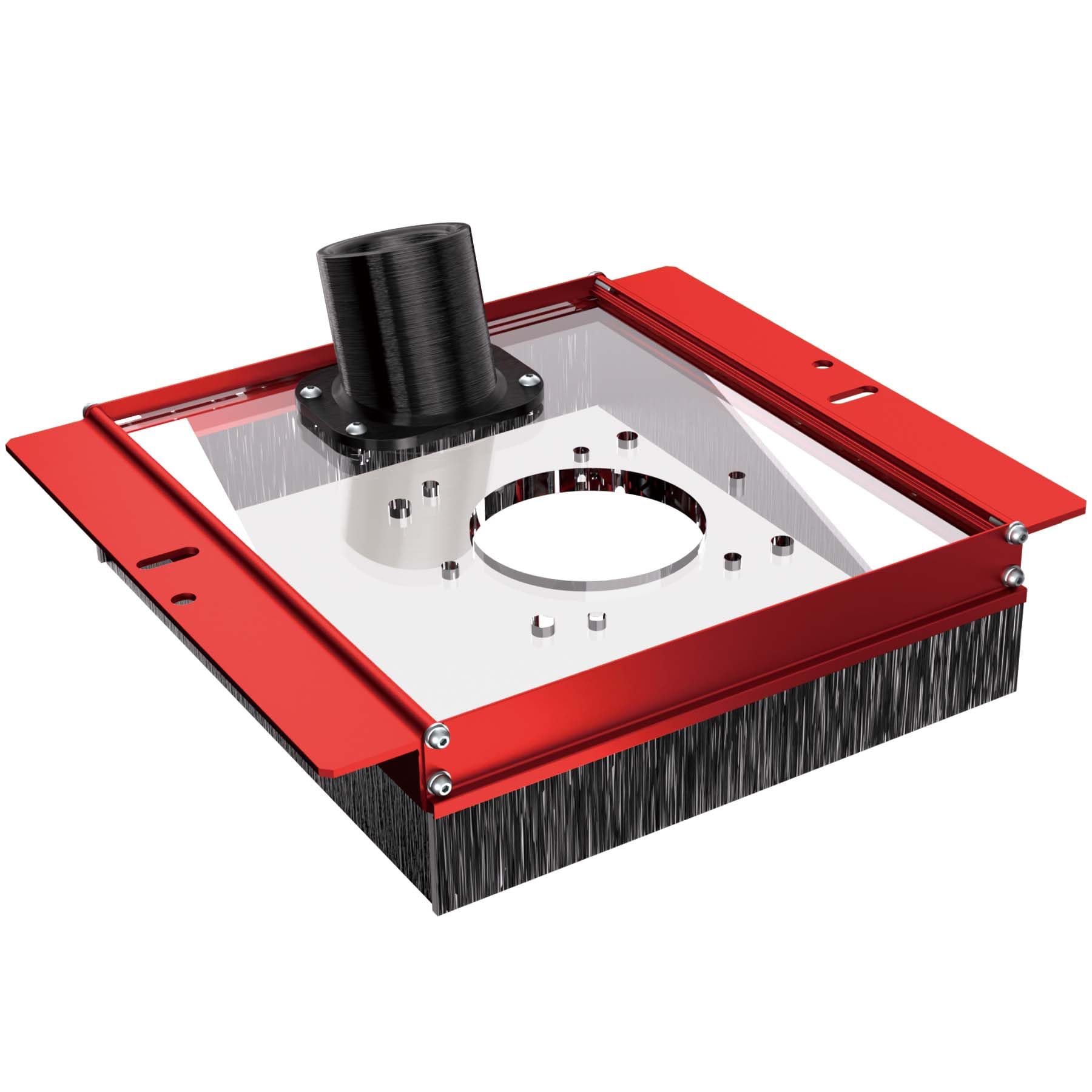 SpeTool Dust Collection Shroud for Slab Flattening Router Sled, 2-1/2 ...