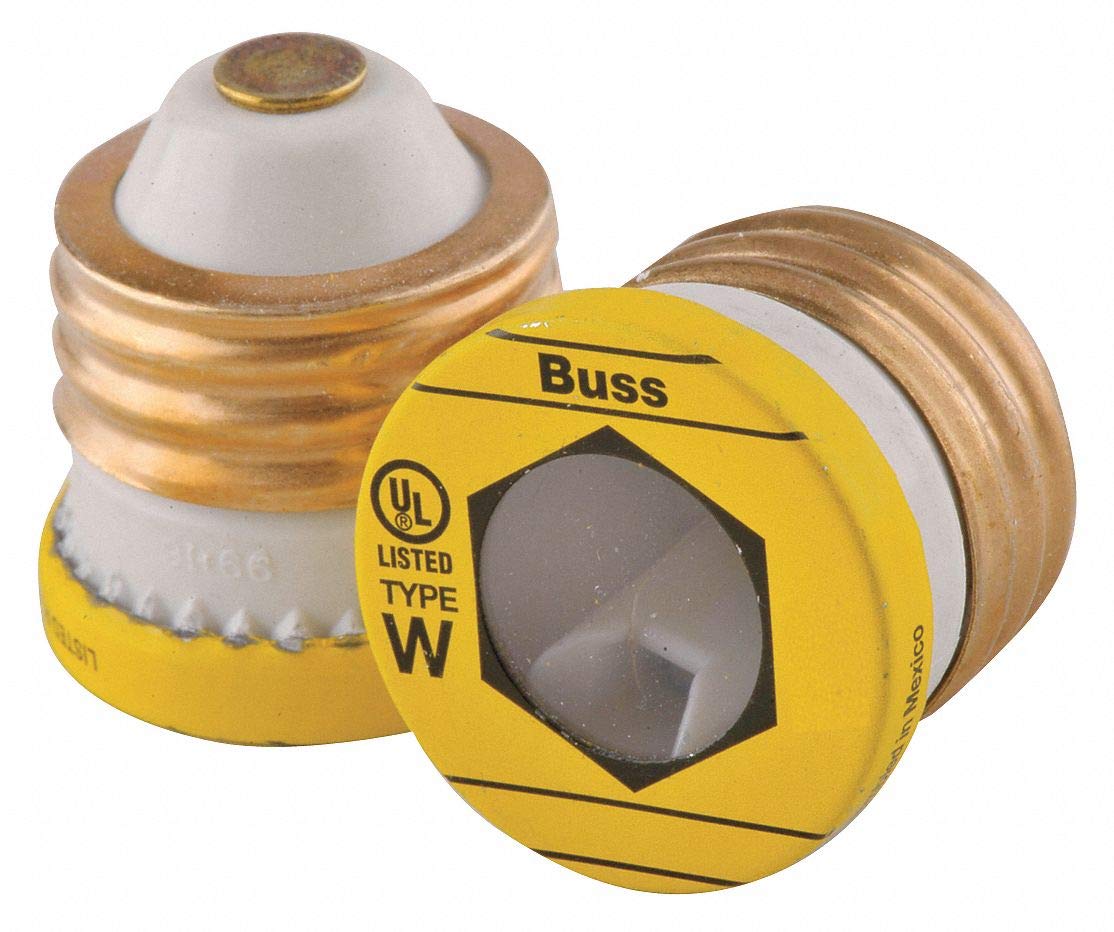 Amazon.com: Bussman W-8 Buss Plug Fuse: Industrial & Scientific