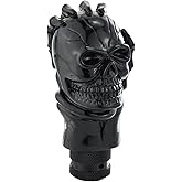 Skull Gear Stick Shift Knob, MT Car Shifter Handle Big Teeth Devil ...