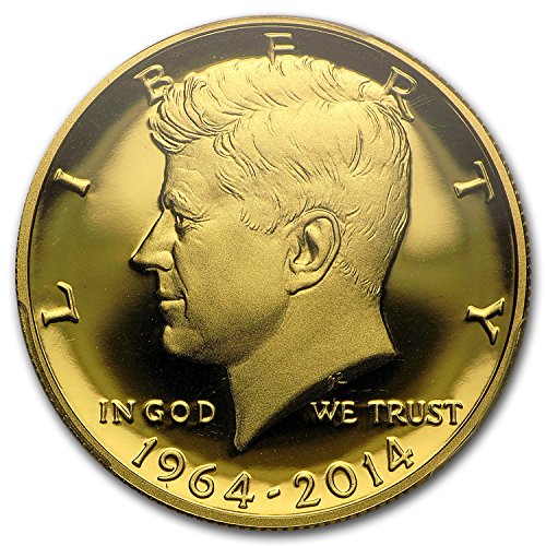 2014 W 3 4 Oz Gold Kennedy Half Dollar PR 70 PCGS Half Dollar PR 70