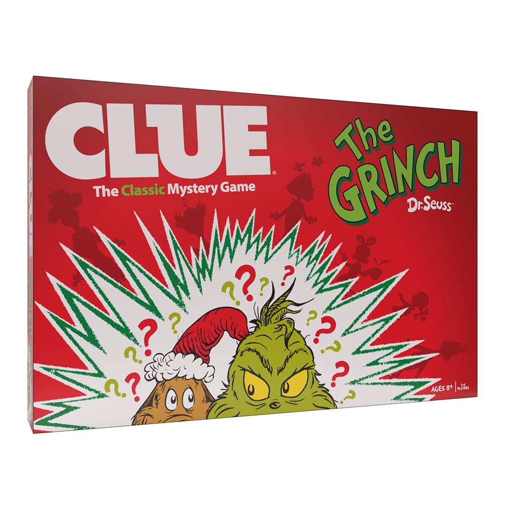 Mua CLUE: The Grinch, Classic Mystery Board Game, Solve The Holiday ...