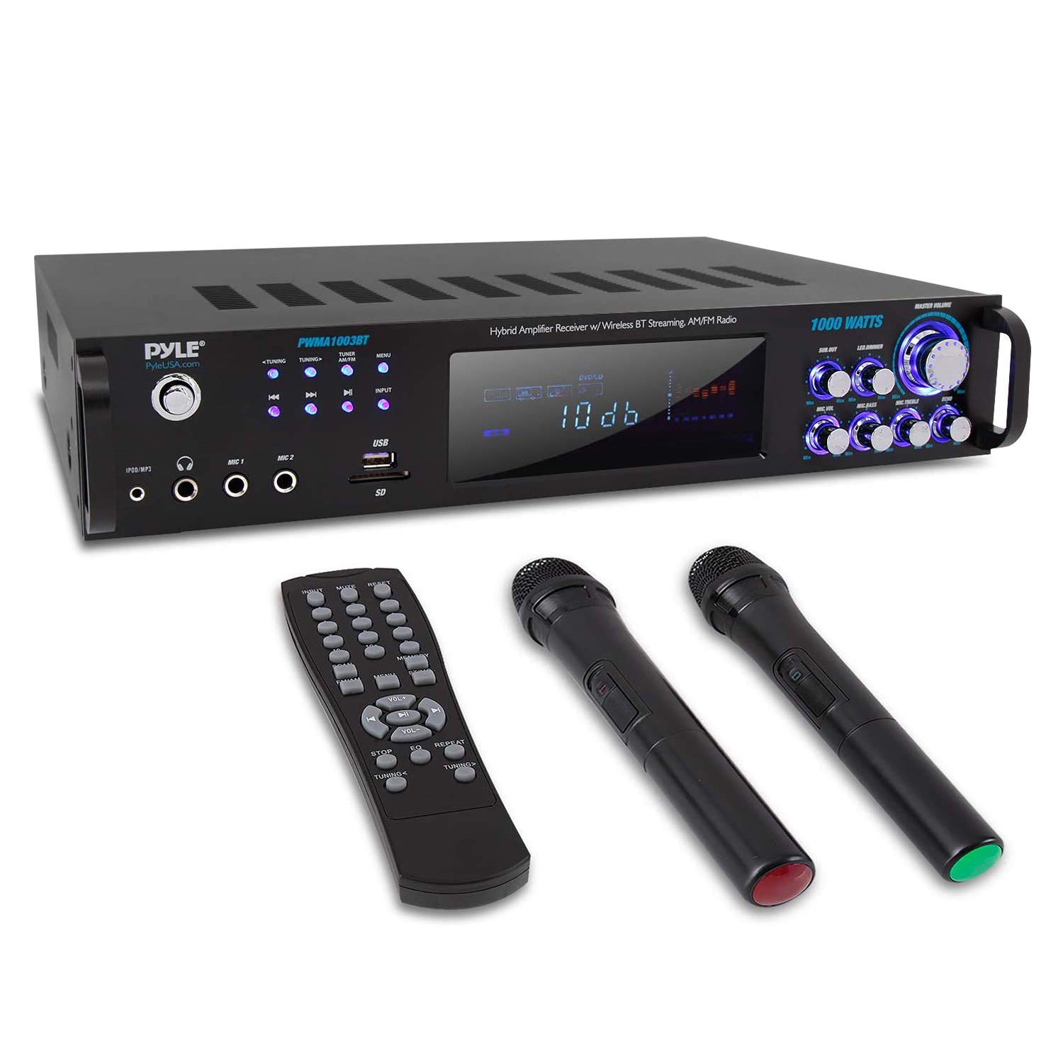 Mua 4 Channel Bluetooth Power Amplifier - 1000W Home Audio Rack Mount ...