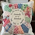 Amazon.com: IFSLQNX Vintage Quilt Friendship Pillow, Vintage Patchwork ...