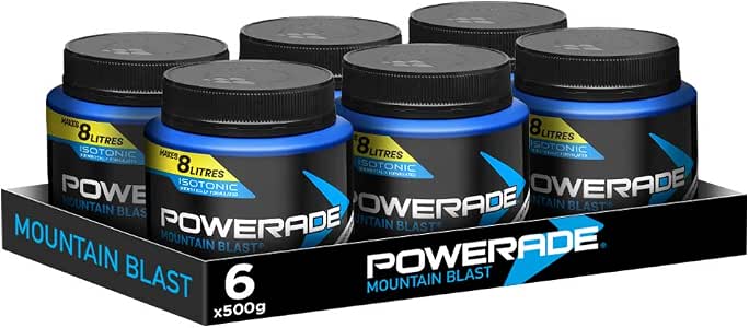 Powerade Isotonic Mountain Blast Powder, 6 x 500 g: Amazon.com.au ...