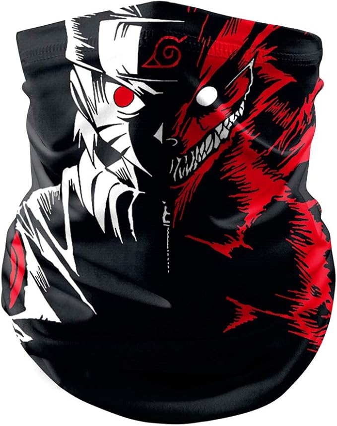 Naruto Balaclava Anime Face Mask Neck Gaiter Bandana headband Seamless ...