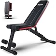 PASYOU Adjustable Weight Bench Full Body Workout Multi-Purpose Foldable ...